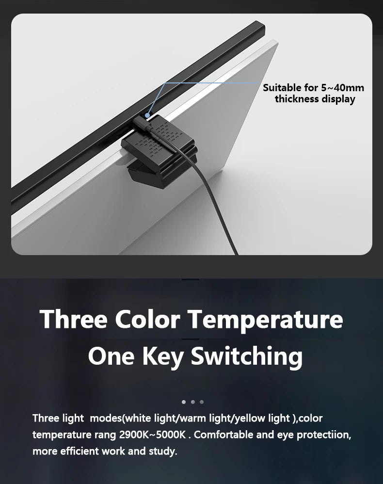 50cm USB Computer Monitor Light Bar Screen Hanging Lights – Moberio